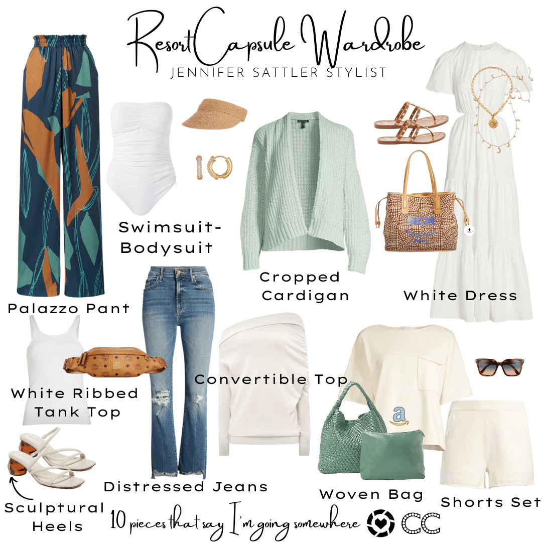 Pack For Paradise | 23 Resort Casual Capsule Wardrobe Outfit ...